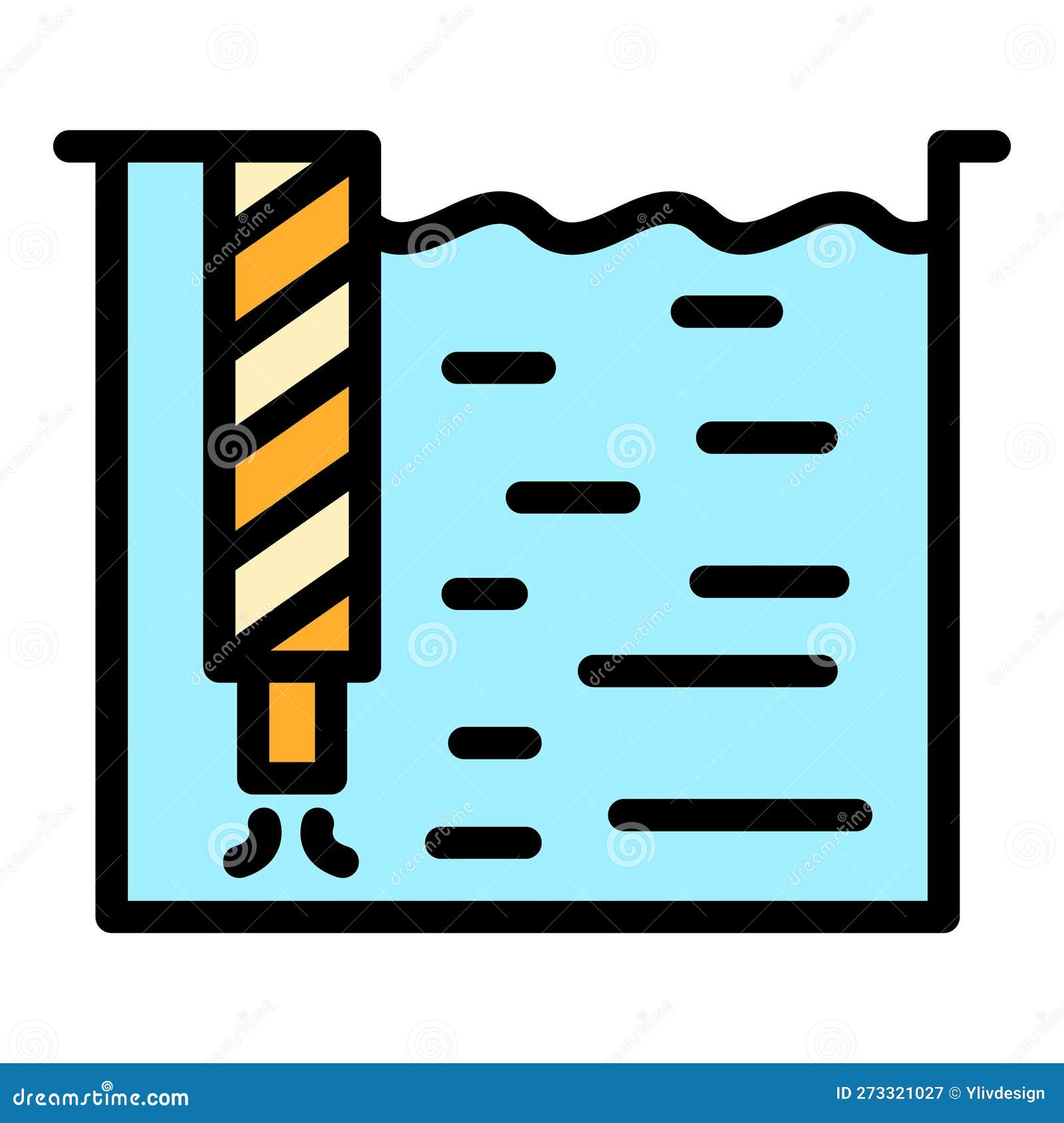 Wastewater Icon Vector Flat Stock Vector - Illustration of faucet ...