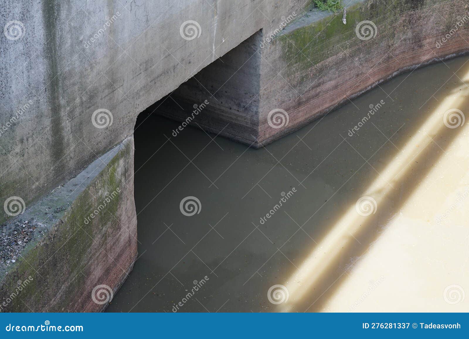 Wastewater inlet chute stock image. Image of environmental - 276281337