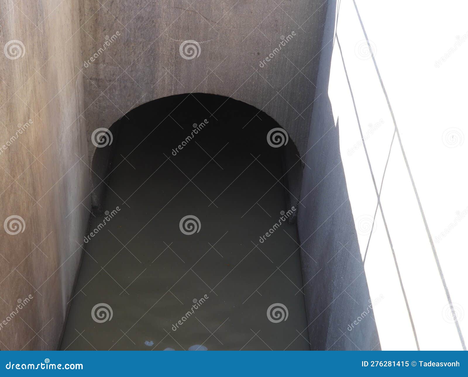 Wastewater Inlet Chute at the Wastewater Treatment Plant 2 Stock Image ...