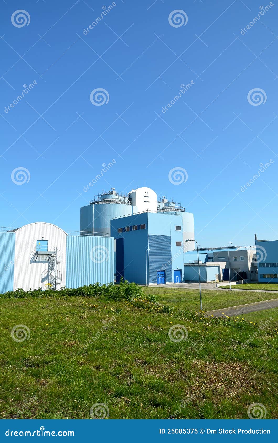 Wastewater Treatment Factory. Stock Image - Image of production ...