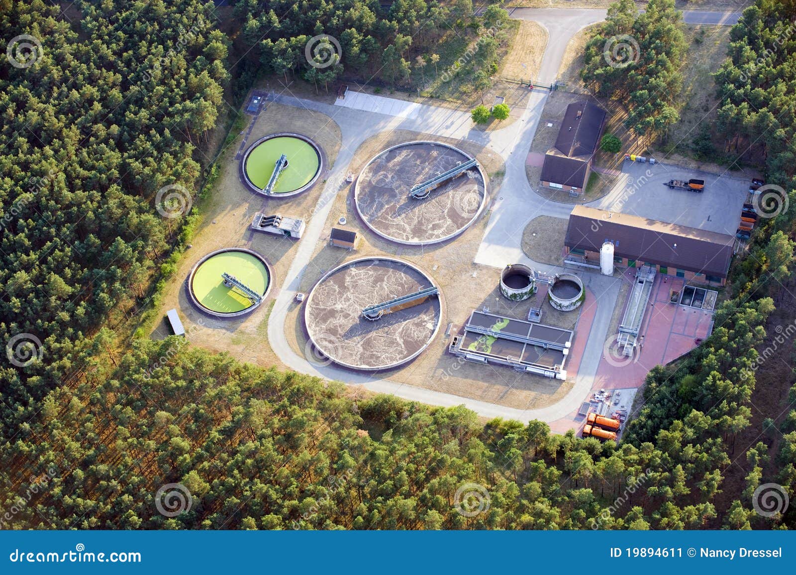 Wastewater Treatment Plant Royalty-Free Stock Photo | CartoonDealer.com ...
