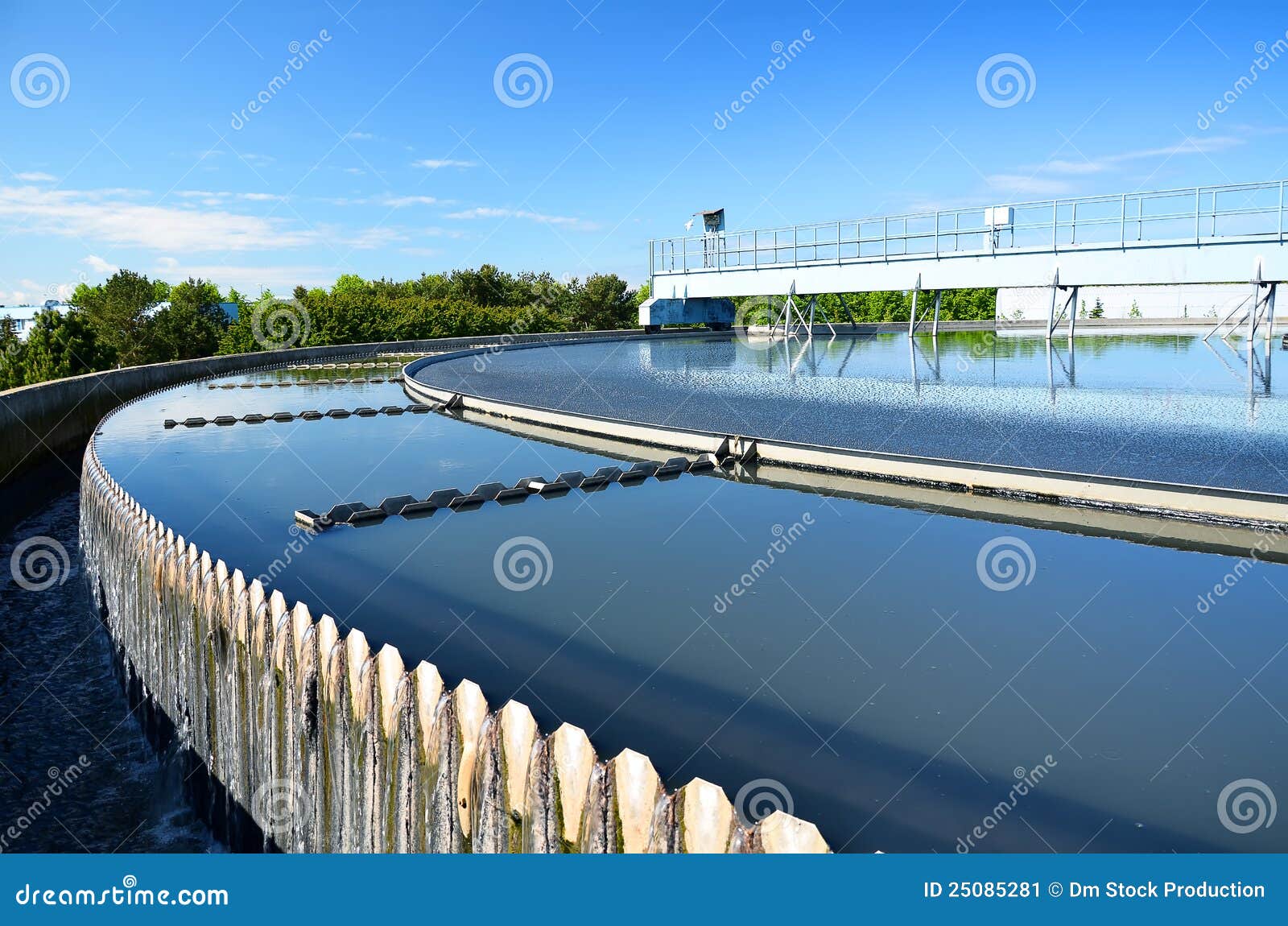 Wastewater Treatment Facility, Containers For Waste After Filter And ...