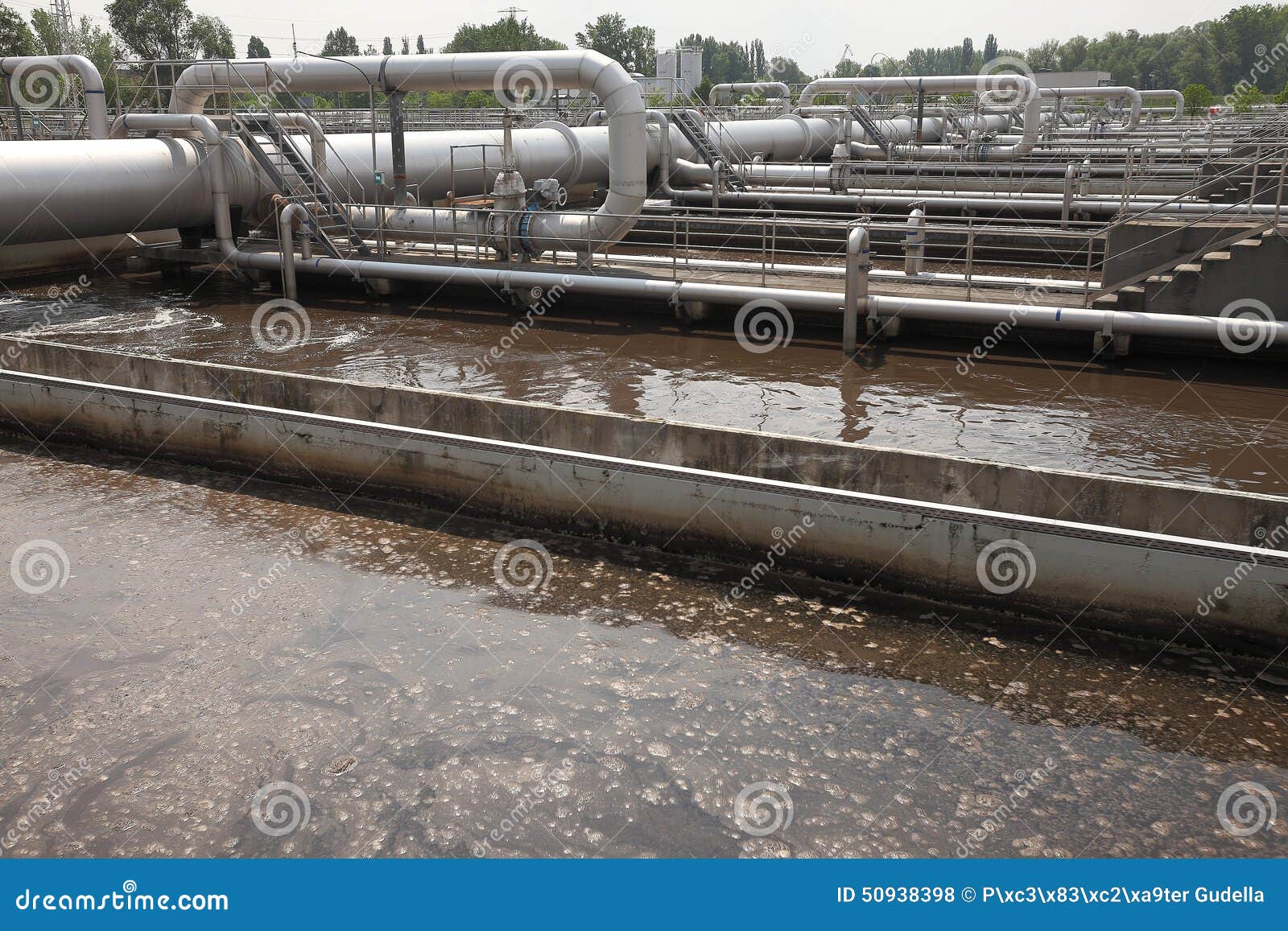 Wastewater stock photo. Image of basin, pool, filtration - 50938398