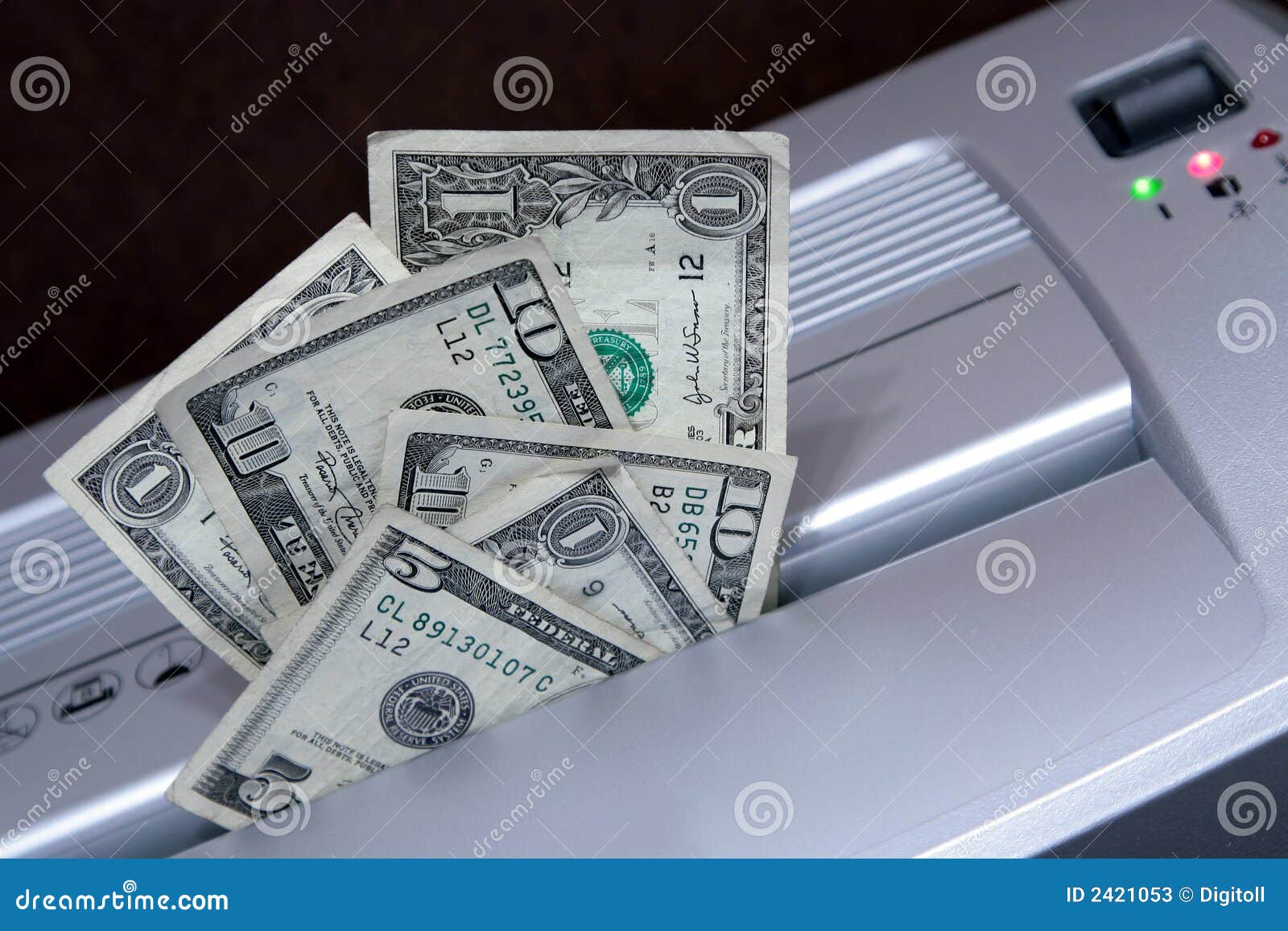 Wasting Money stock image. Image of dollar, finance, metaphor - 2421053