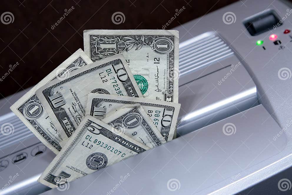 Wasting Money stock image. Image of dollar, finance, metaphor - 2421053