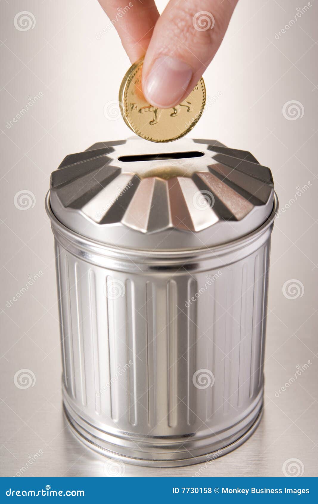 Wasting Money stock photo. Image of purchases, dustbin - 7730158