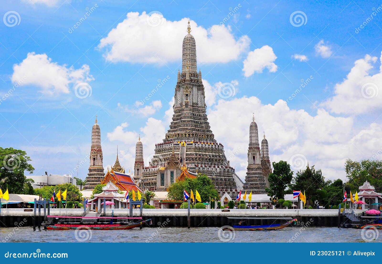 Wat Arun Temple in Bangkok Thailand Stock Image - Image of travel ...