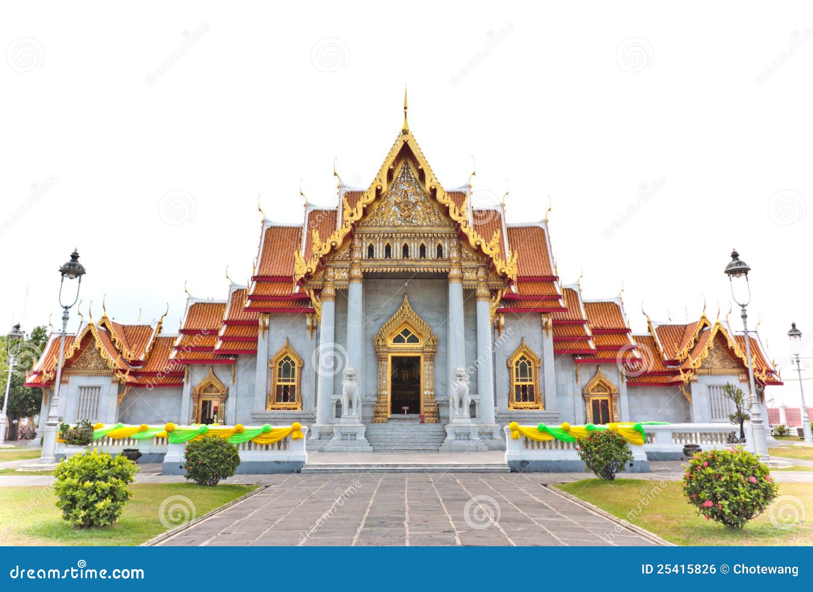 Wat Benchamabophit stock photo. Image of landmark, benjamaborphit ...