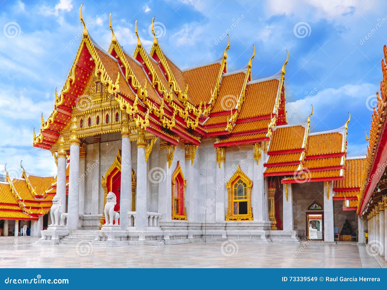 Wat Benjamabophit, A Thai Buddhist Temple In The Dusit District Of ...