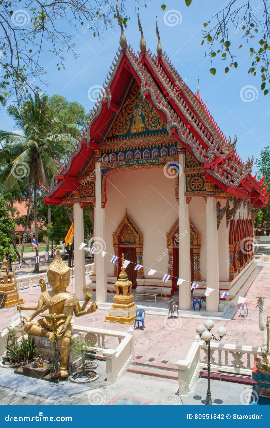 Wat Chaeng, Naton Temple, Samui, Thailand Stock Photo - Image of asia ...