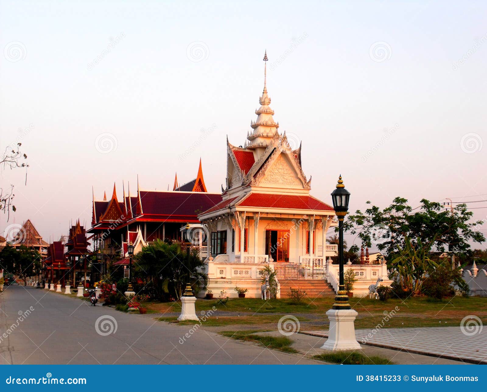 Wat Ku Temple Pakred Nonthaburi Immagine Stock - Immagine di palazzo ...