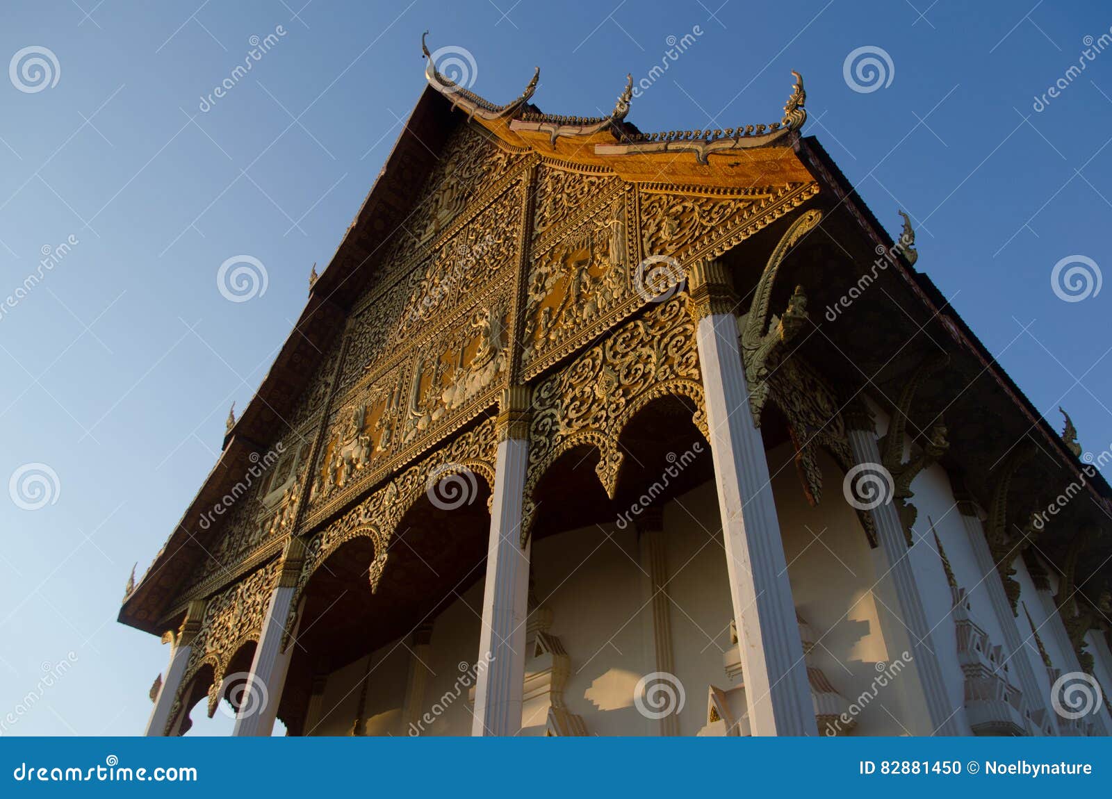 Wat that Luang stock photo. Image of destinations, heritage - 82881450