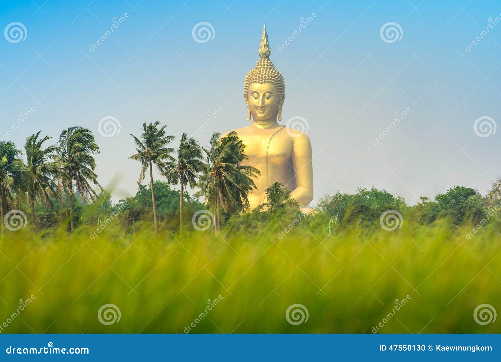 Wat Muang Ang Thong Thailand Temple Stock Photo - Image of belief, holy ...