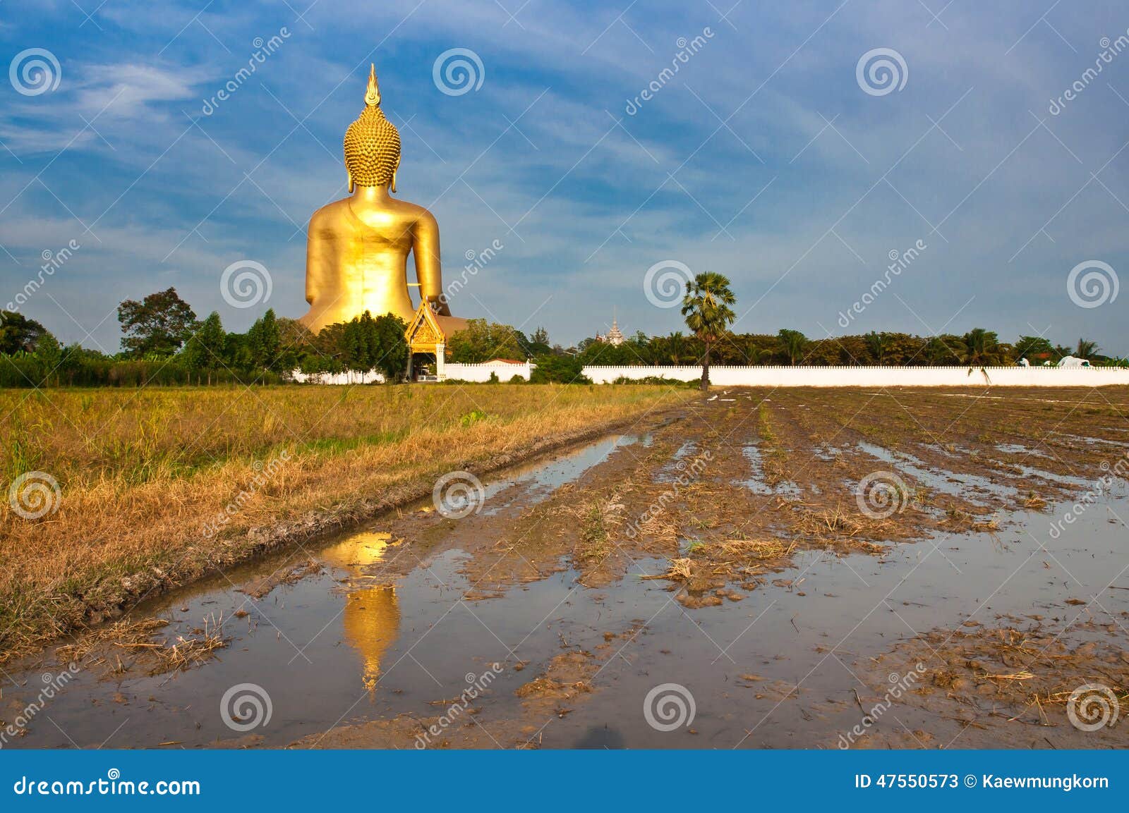 Wat Muang Ang Thong Thailand Temple Stock Image - Image of culture ...