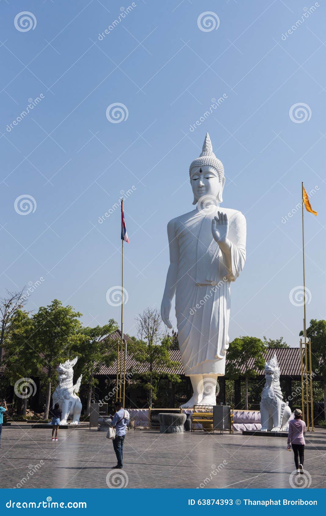 Wat Pa Thamma Uthayan editorial stock photo. Image of landmark - 63874393