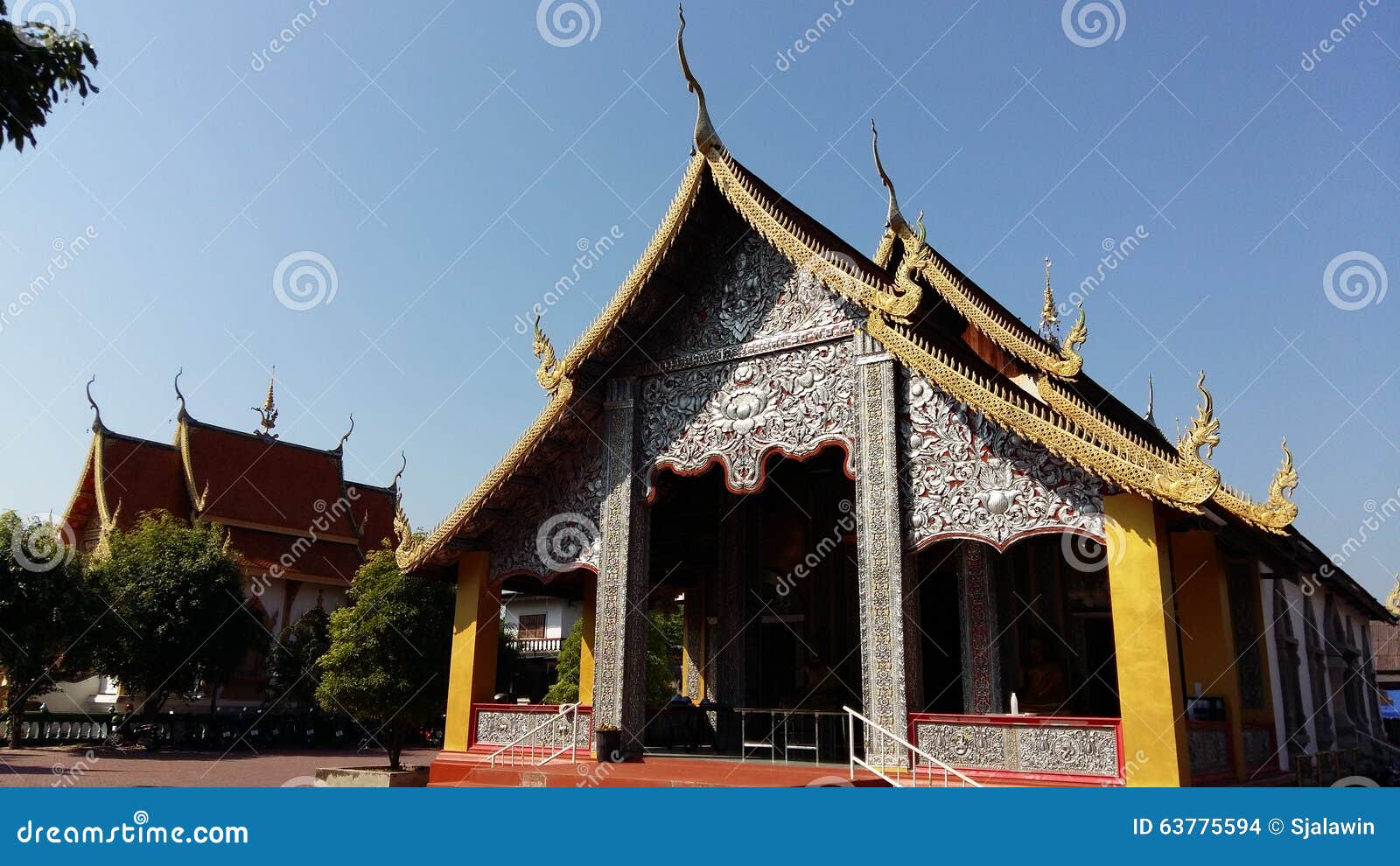 Wat Padang photo stock. Image du temple, domaine - 63775594