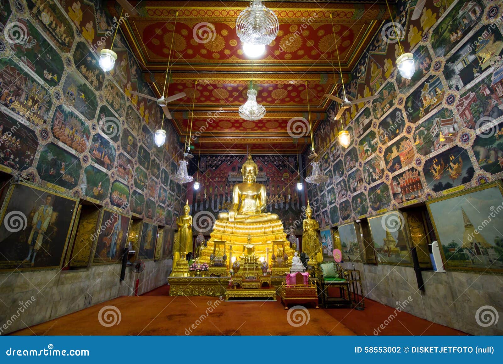 Wat Paknum Bangkok Thailand Editorial Photography - Image of temple ...