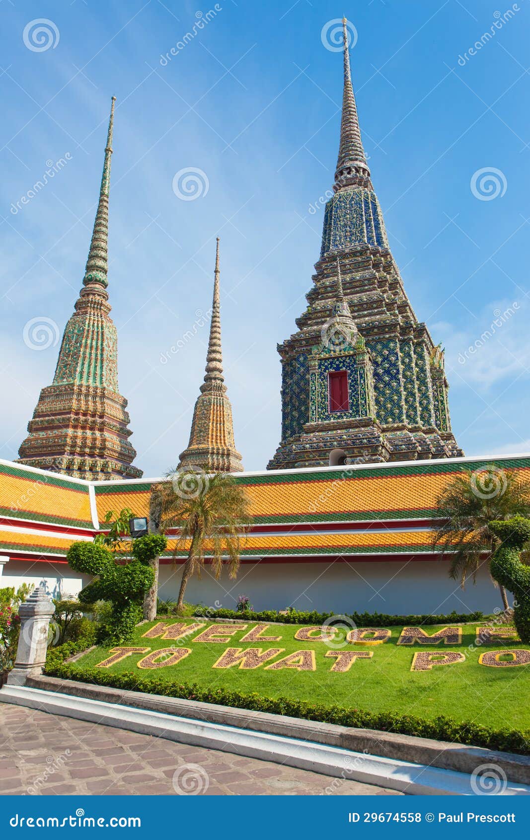 Wat pho editorial stock photo. Image of intricate, exterior - 29674558