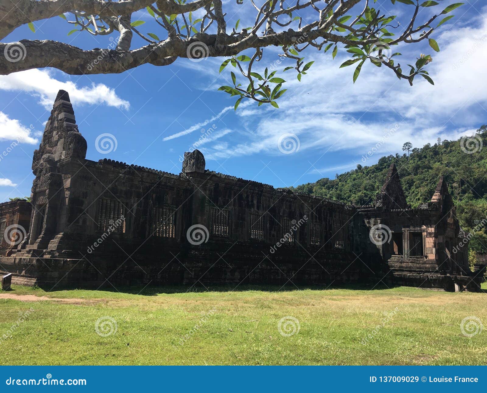 Wat Phou, Laos stock image. Image of architecture, view - 137009029