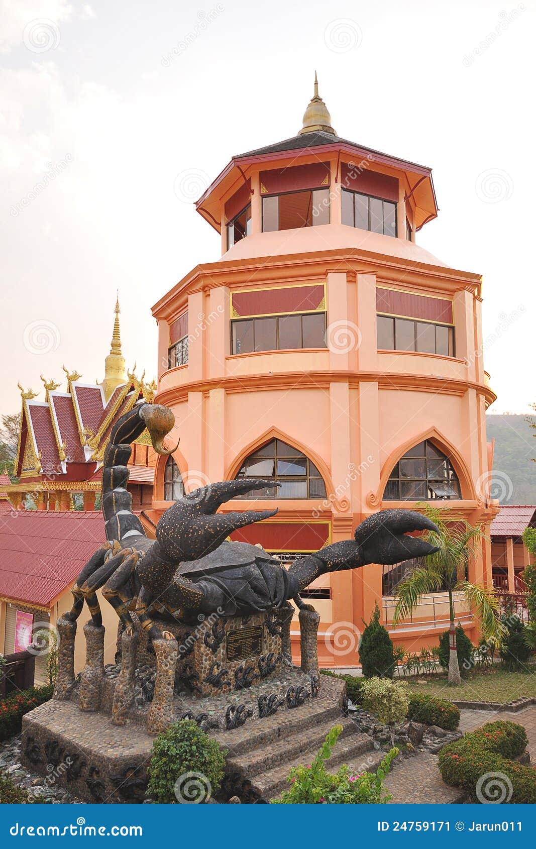 Wat Phra that Doi Wao stock image. Image of chiangrai - 24759171