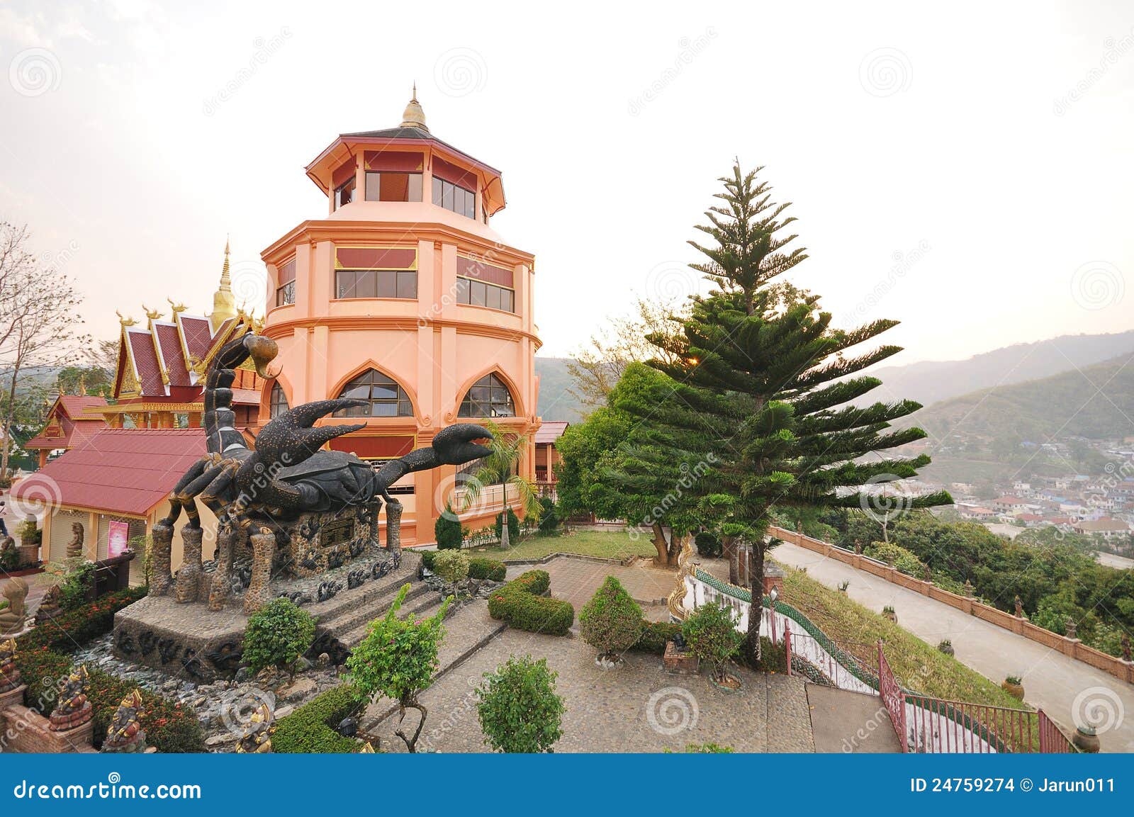 Wat Phra that Doi Wao stock photo. Image of architecture - 24759274