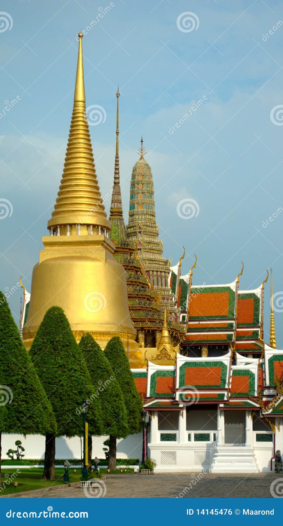 Wat Phra Kaew stock photo. Image of kaew, bangkok, worship - 14145476