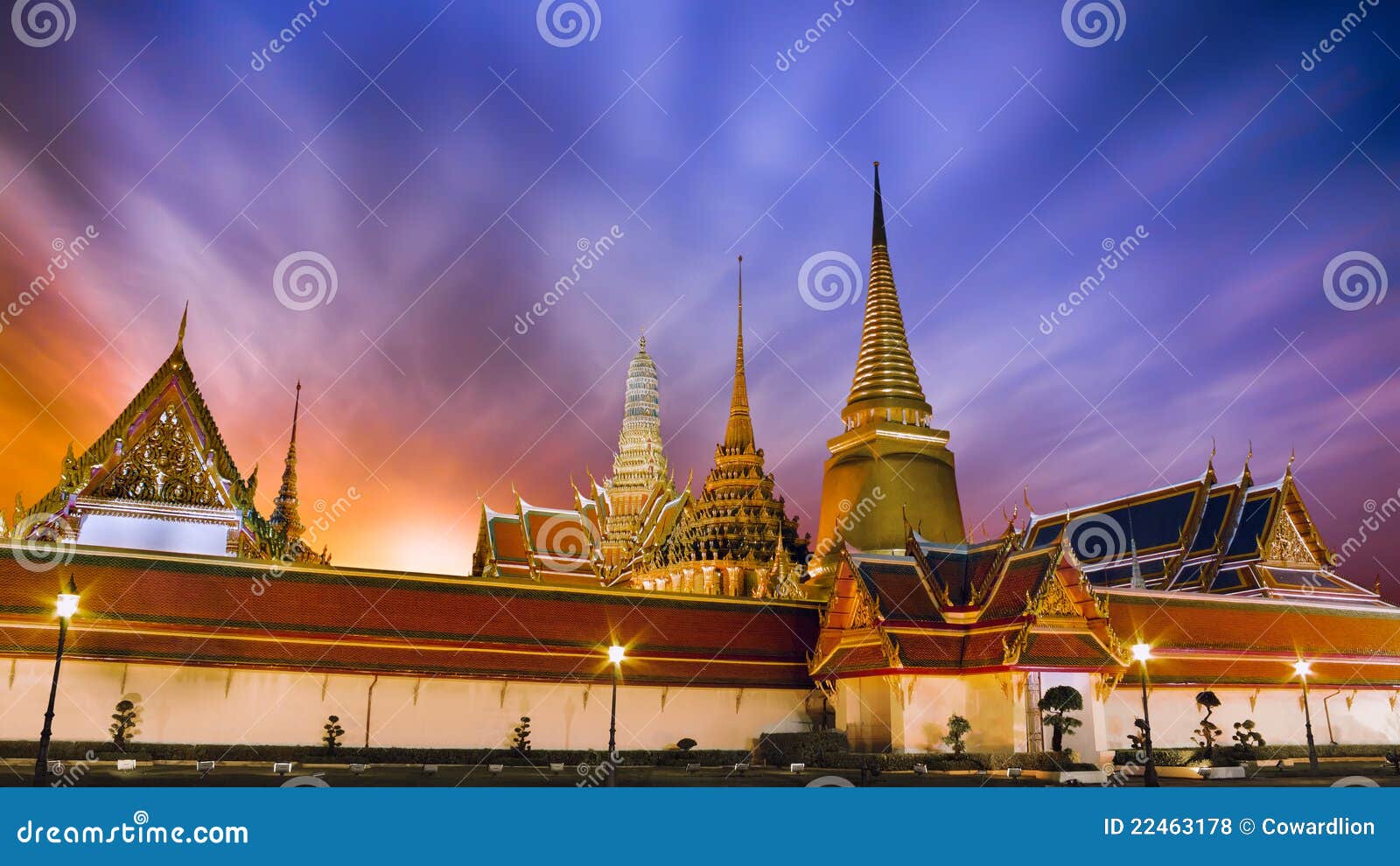 Wat Phra Kaew stock photo. Image of asia, peaceful, buddha - 22463178