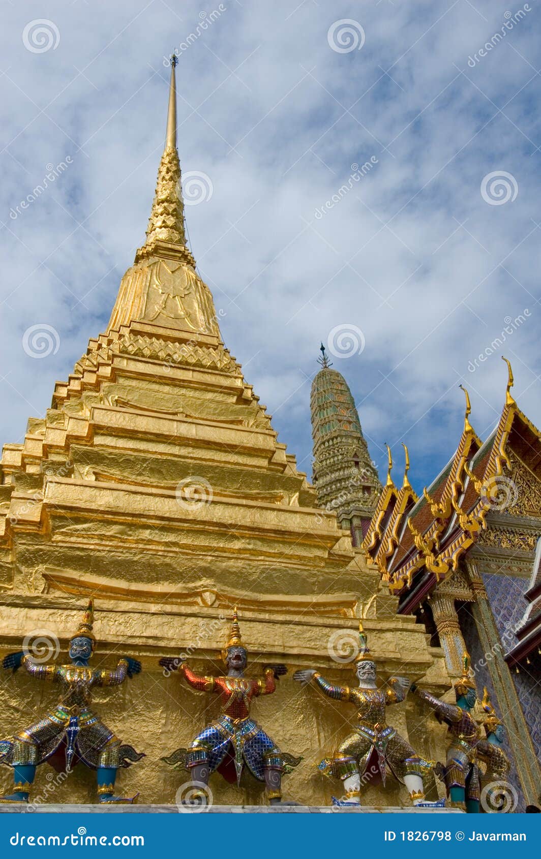 Wat Phra Kaew, Bangkok, Thailand Stock Photo - Image of bangkok ...
