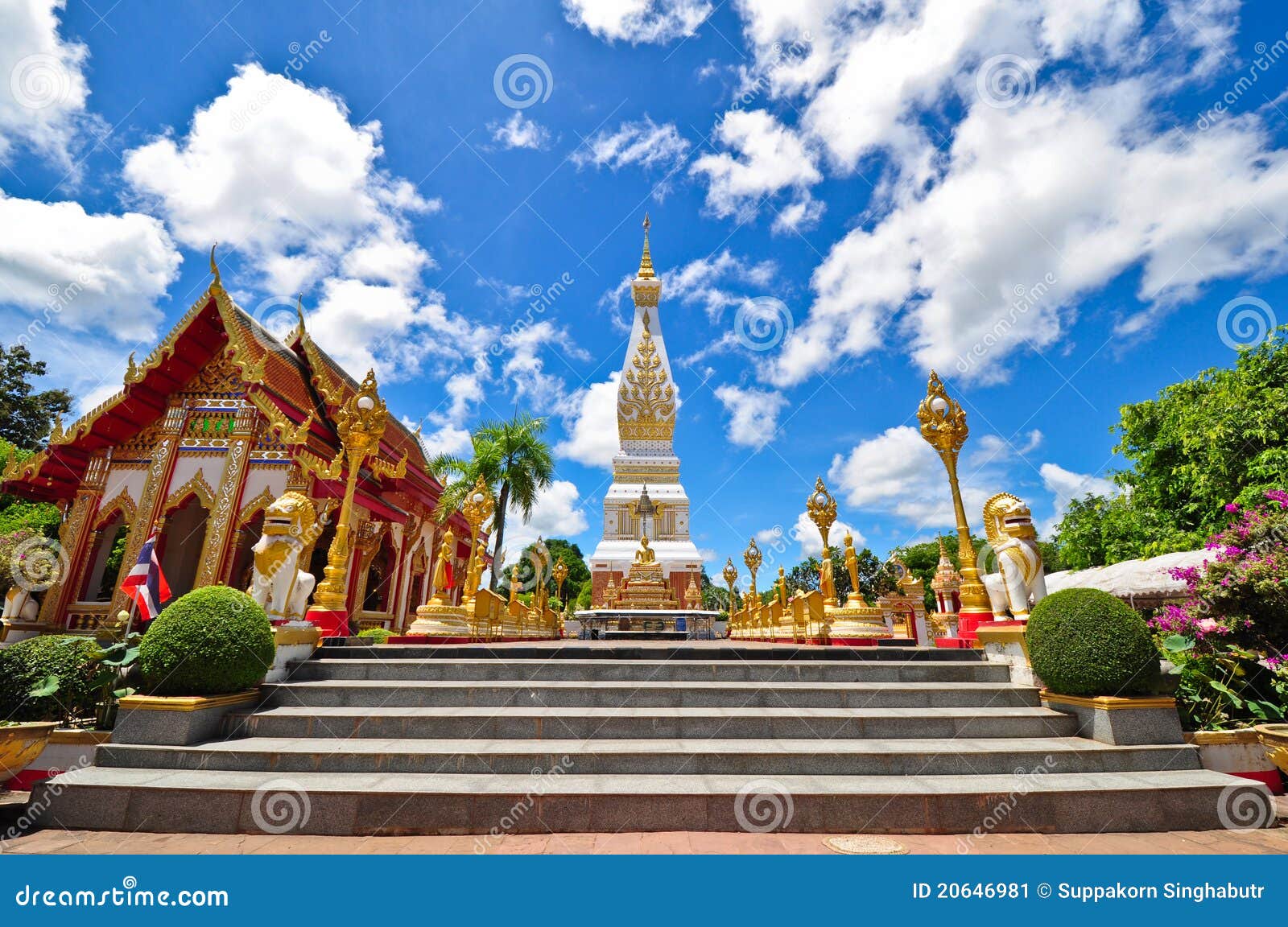 Wat Phra that Phanom of Thailand Stock Image - Image of temple ...