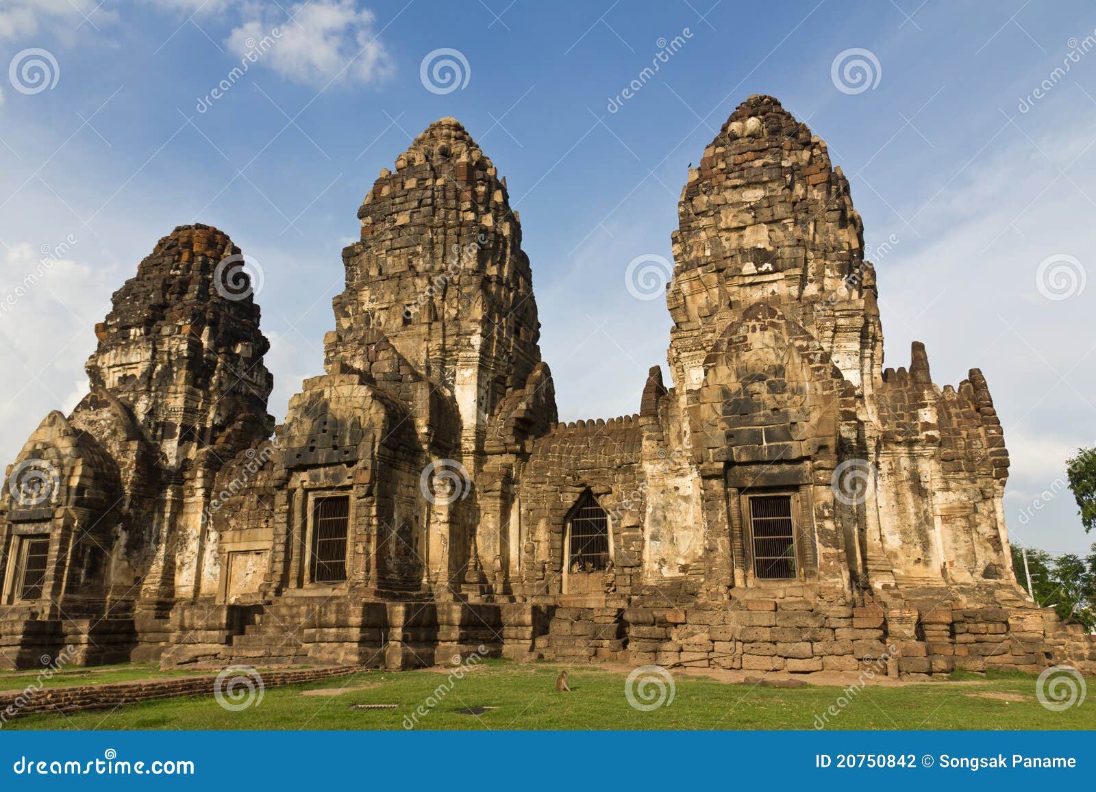 Phra Prang Sam Yot Temple Royalty-Free Stock Image | CartoonDealer.com ...