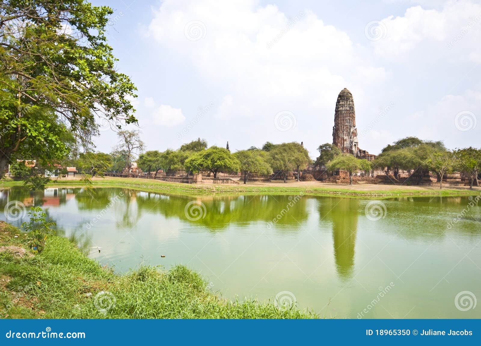 Wat Phra Ram stock photo. Image of phra, ancient, siam - 18965350