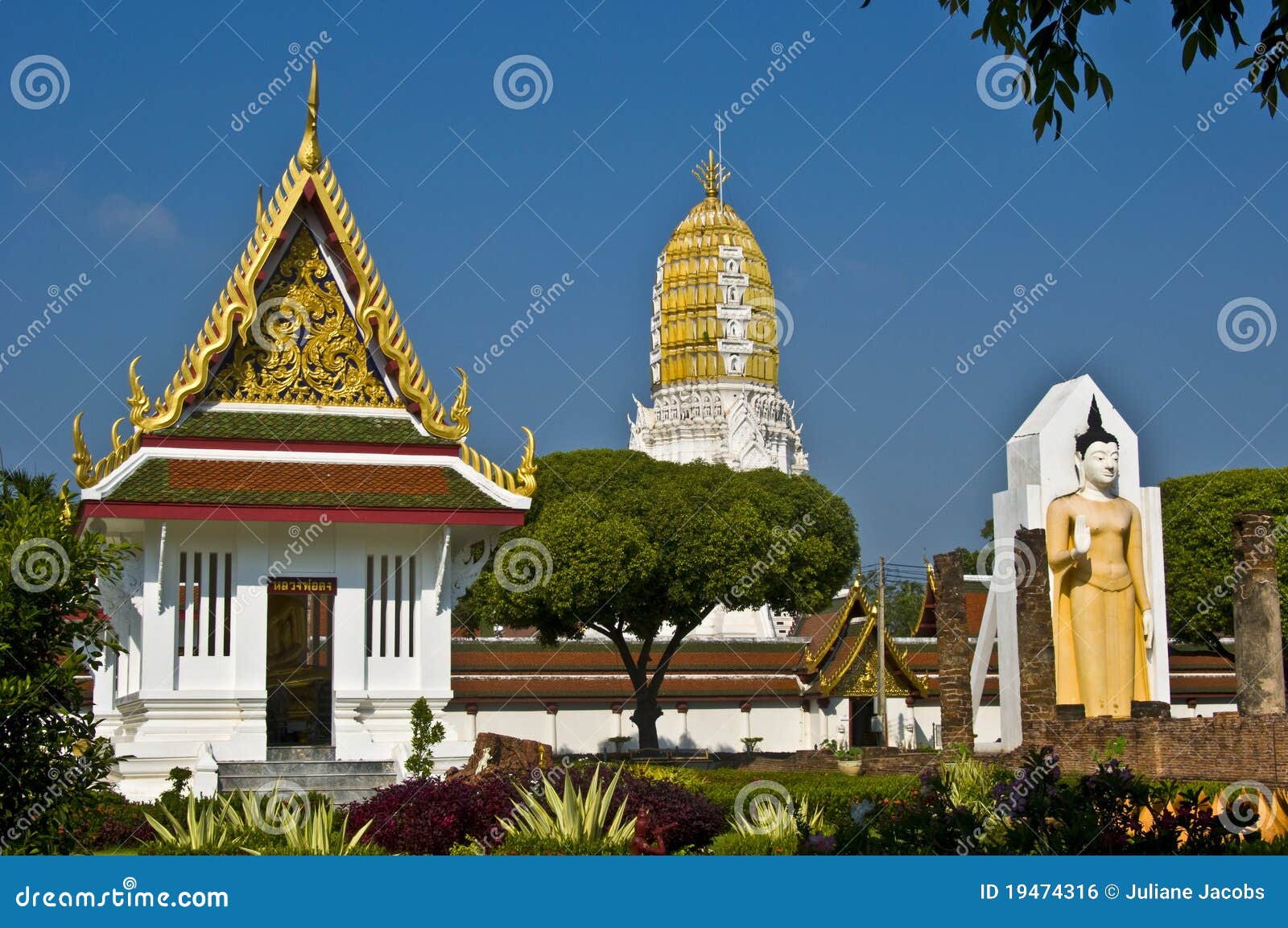 Wat Phra Si Ratana Mahathat Stock Photo - Image of decoration, serene ...