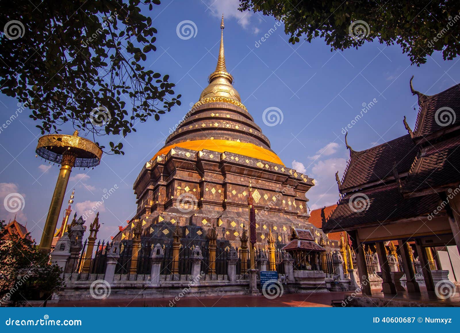Wat Phradhart Lampangluang a Temple Stock Image - Image of beautiful ...