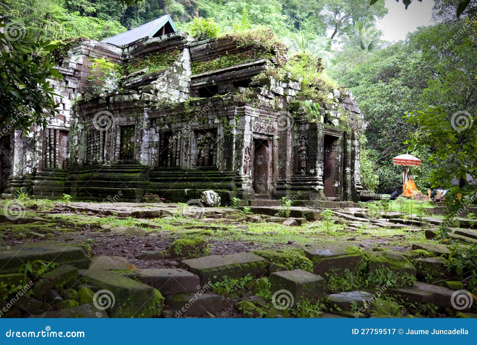 Wat phu stock image. Image of asian, buddhism, antique - 27759517