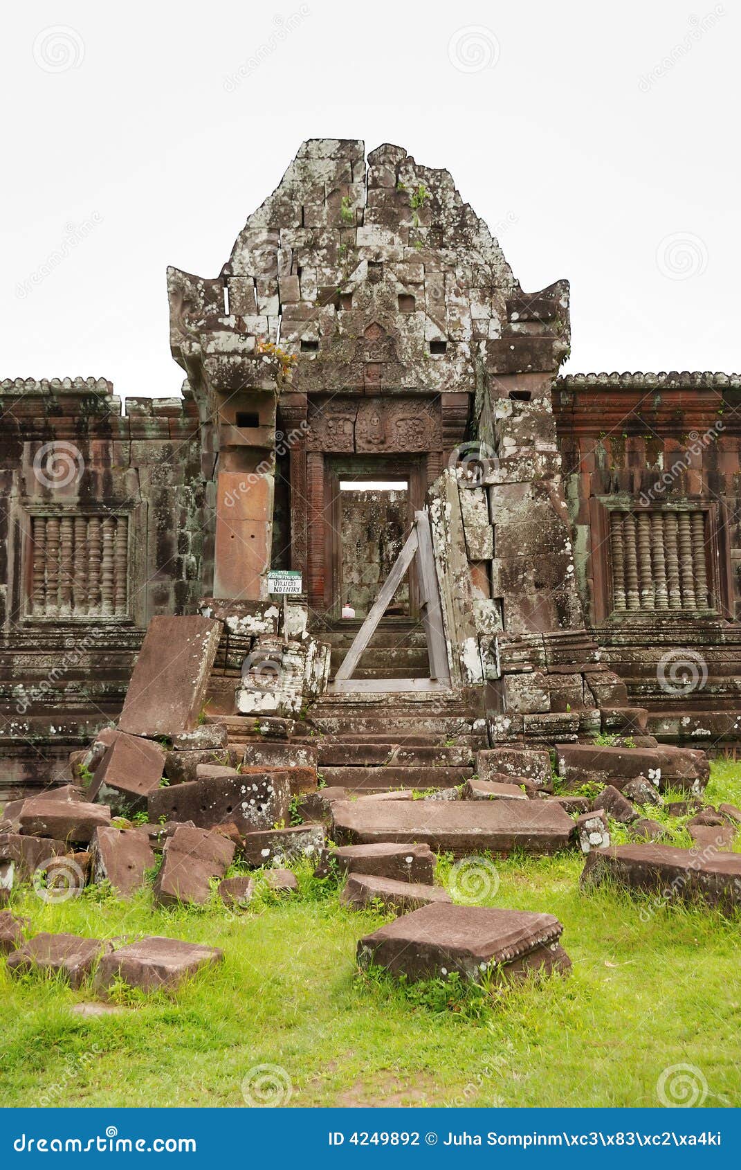 Wat Phu Champasak Temple, Laos Stock Photo - Image of asia, hinduism ...