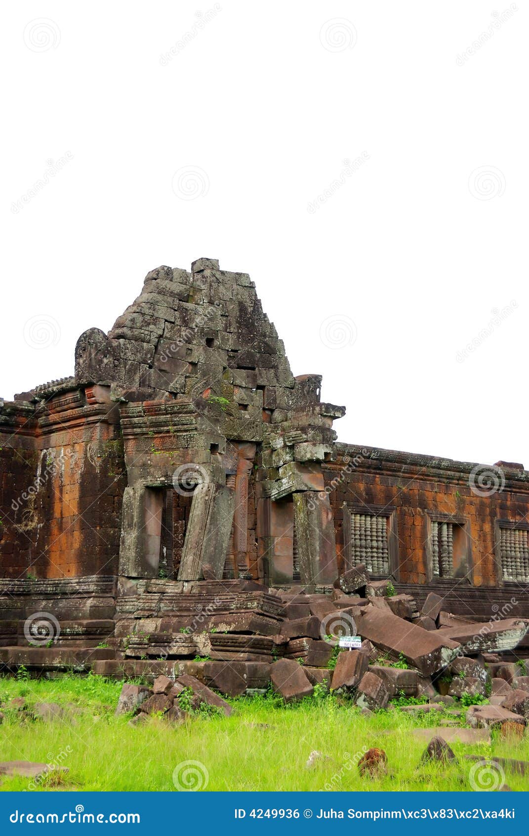 Wat Phu Champasak Temple, Laos Stock Photo - Image of grand, palace ...