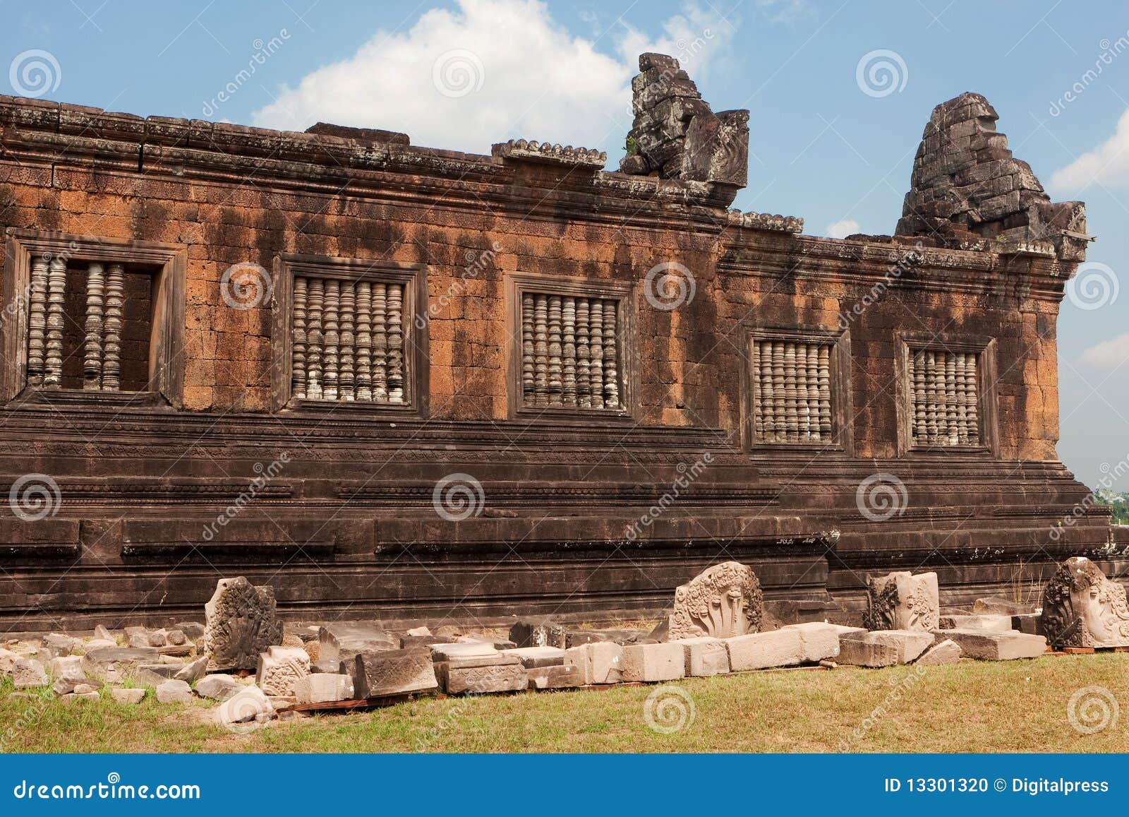 Wat Phu Khmer Temple in Laos Stock Photo - Image of tradition ...