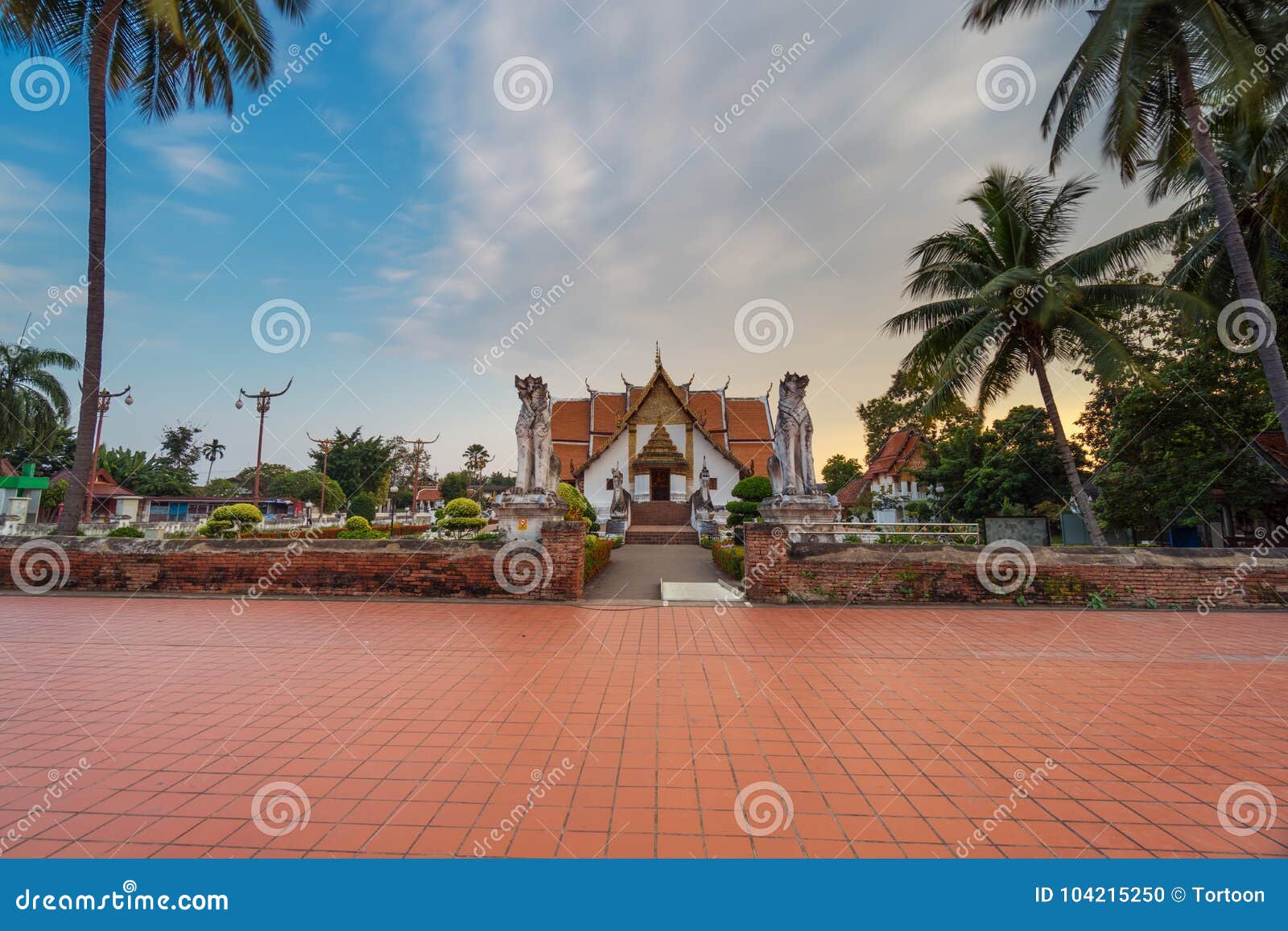 Wat Phumin Temple at Nan Province, Thailand. Stock Photo - Image of ...