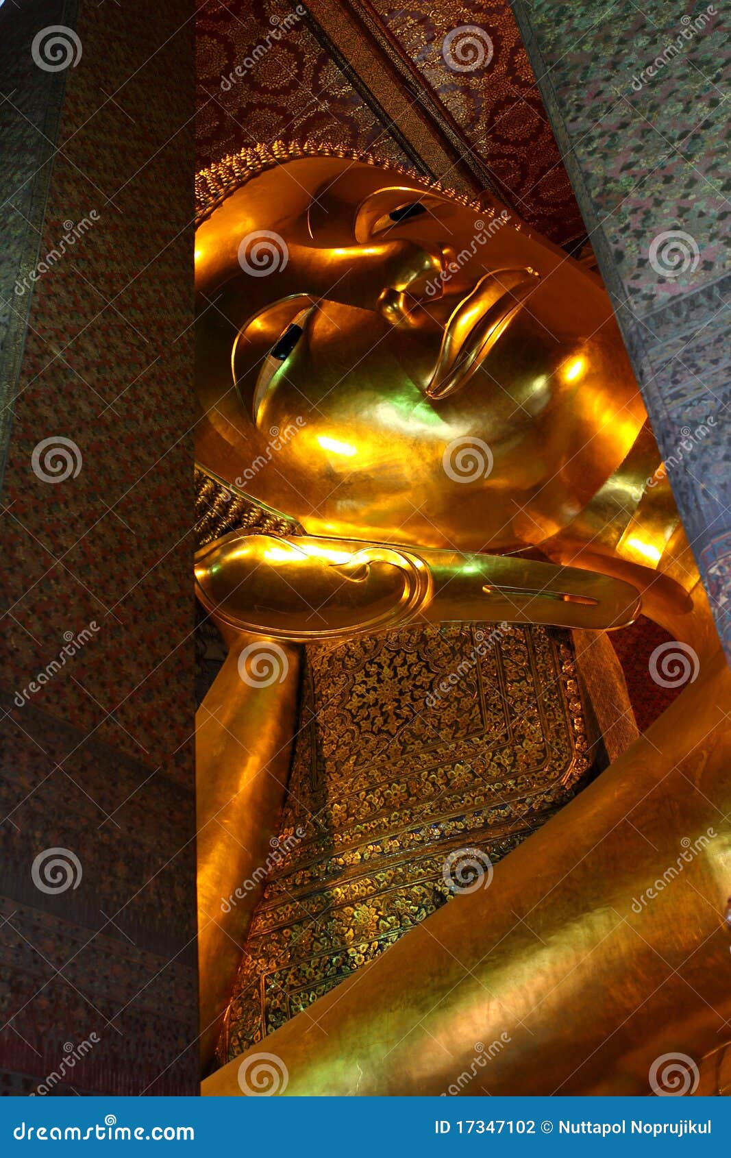 Wat Poh , Monument of Sleeping Buddha Stock Photo - Image of buddhism ...