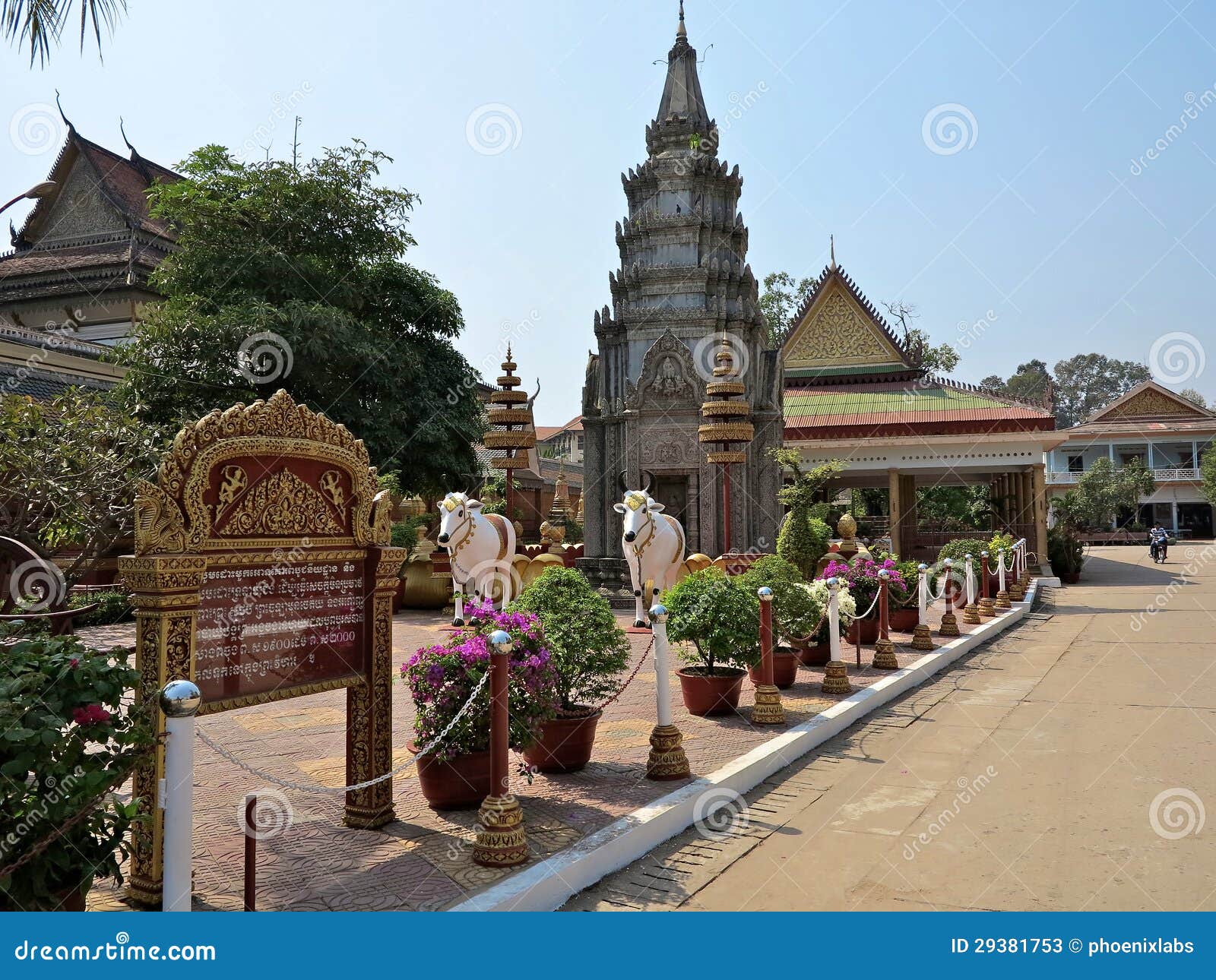 Wat Preah Prom Rath stock image. Image of asia, reap - 29381753