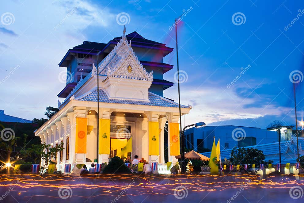 Wat Rama9 of Thailand stock photo. Image of religious - 25143904