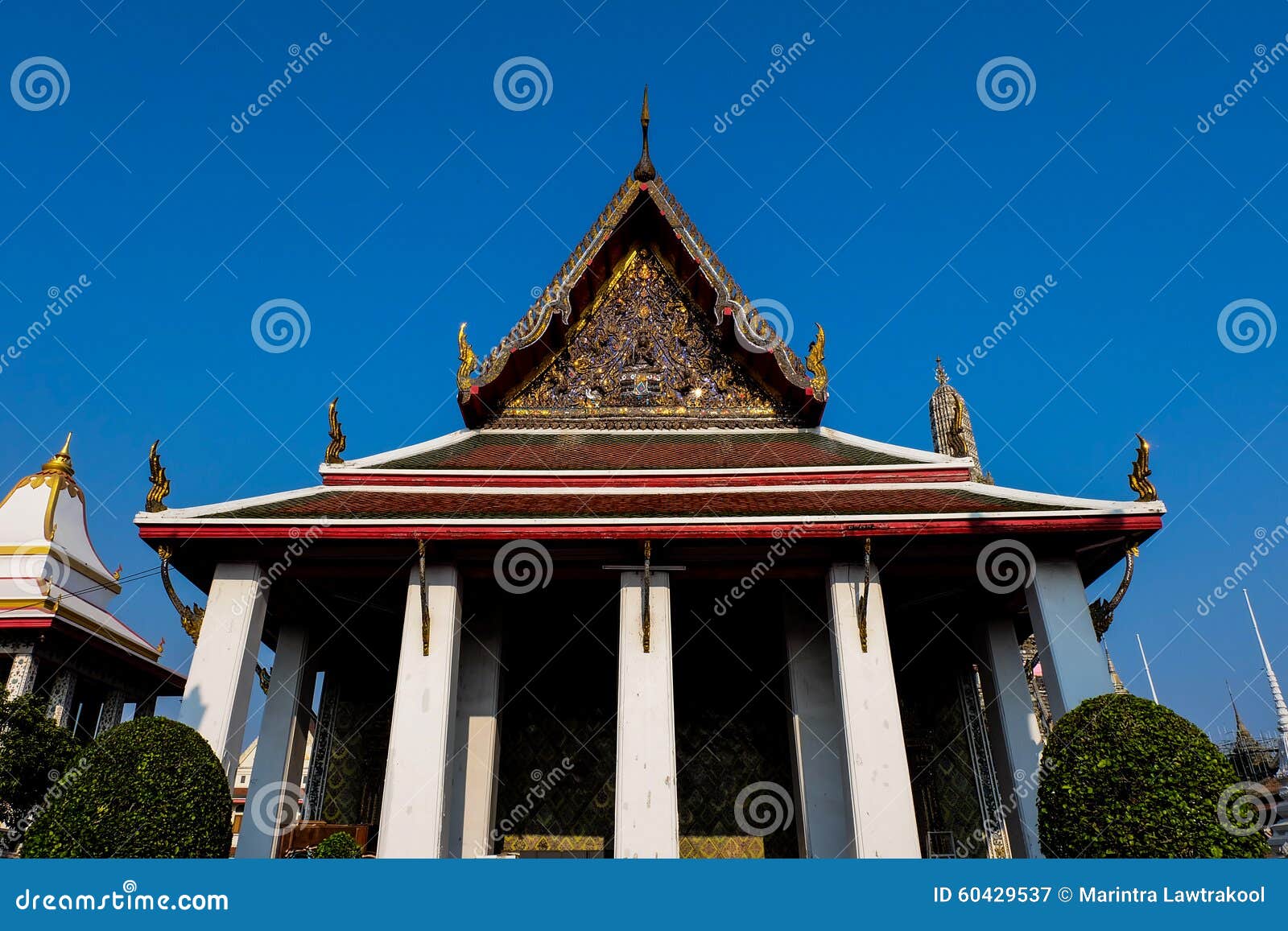 Wat Ratchabophit stock image. Image of palace, monastery - 60429537