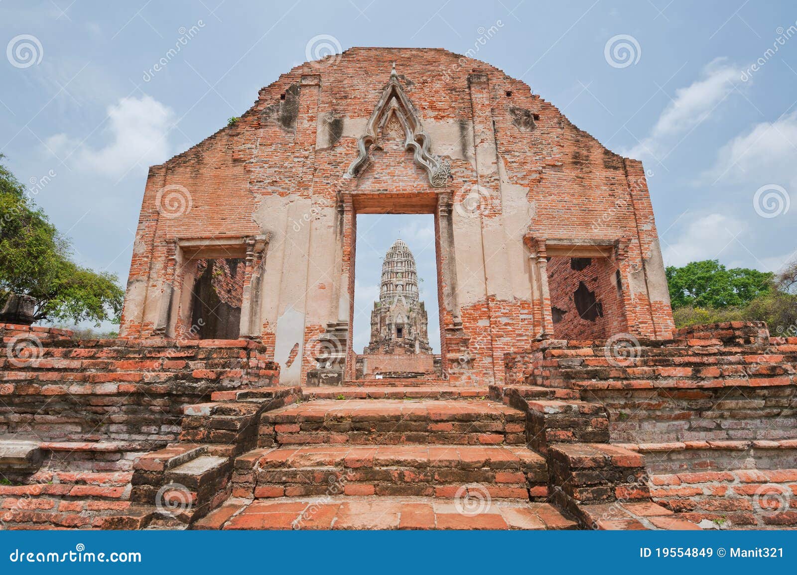 Wat Ratchaburana, Ayuthaya, Thailand Stock Image - Image of ayuthaya ...