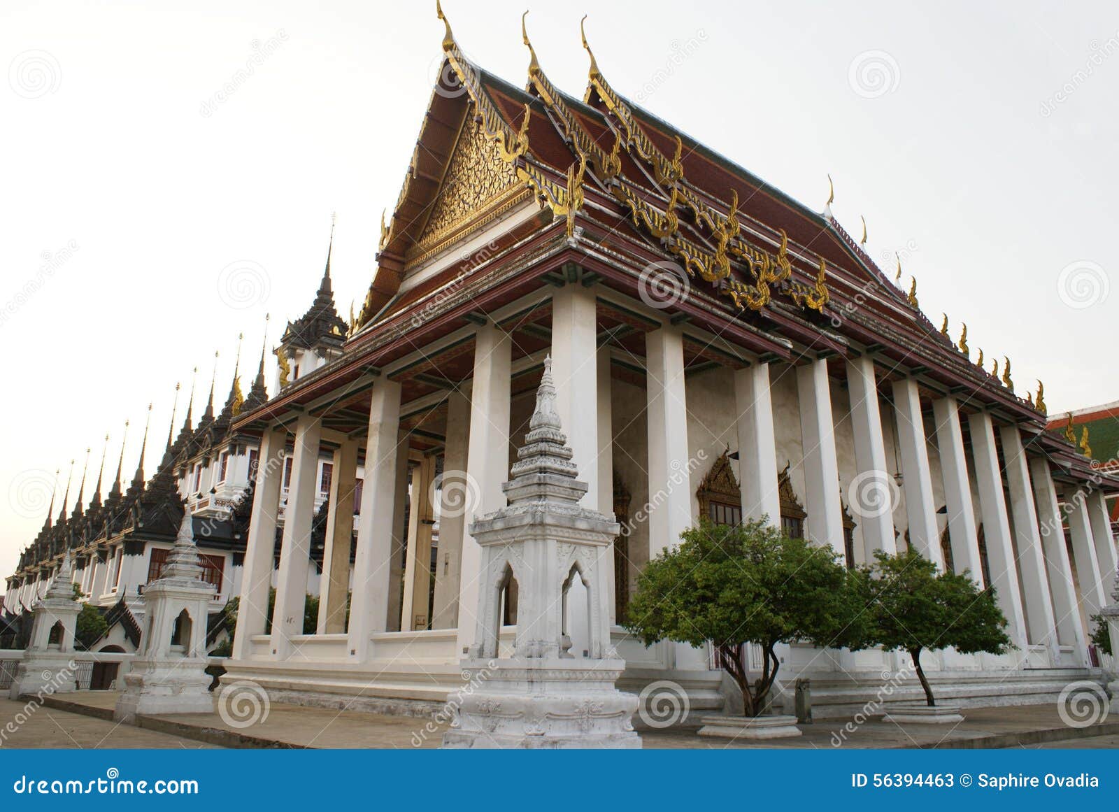 Wat Ratchanatdaram in Bangkok, Thailand, Asia Stock Image - Image of ...