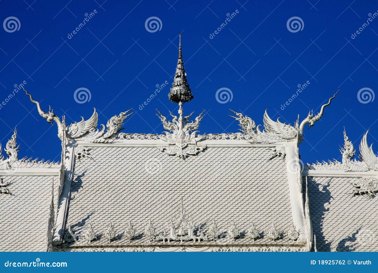 Wat Rong Khun Temple in the North of Thailand Stock Photo - Image of ...