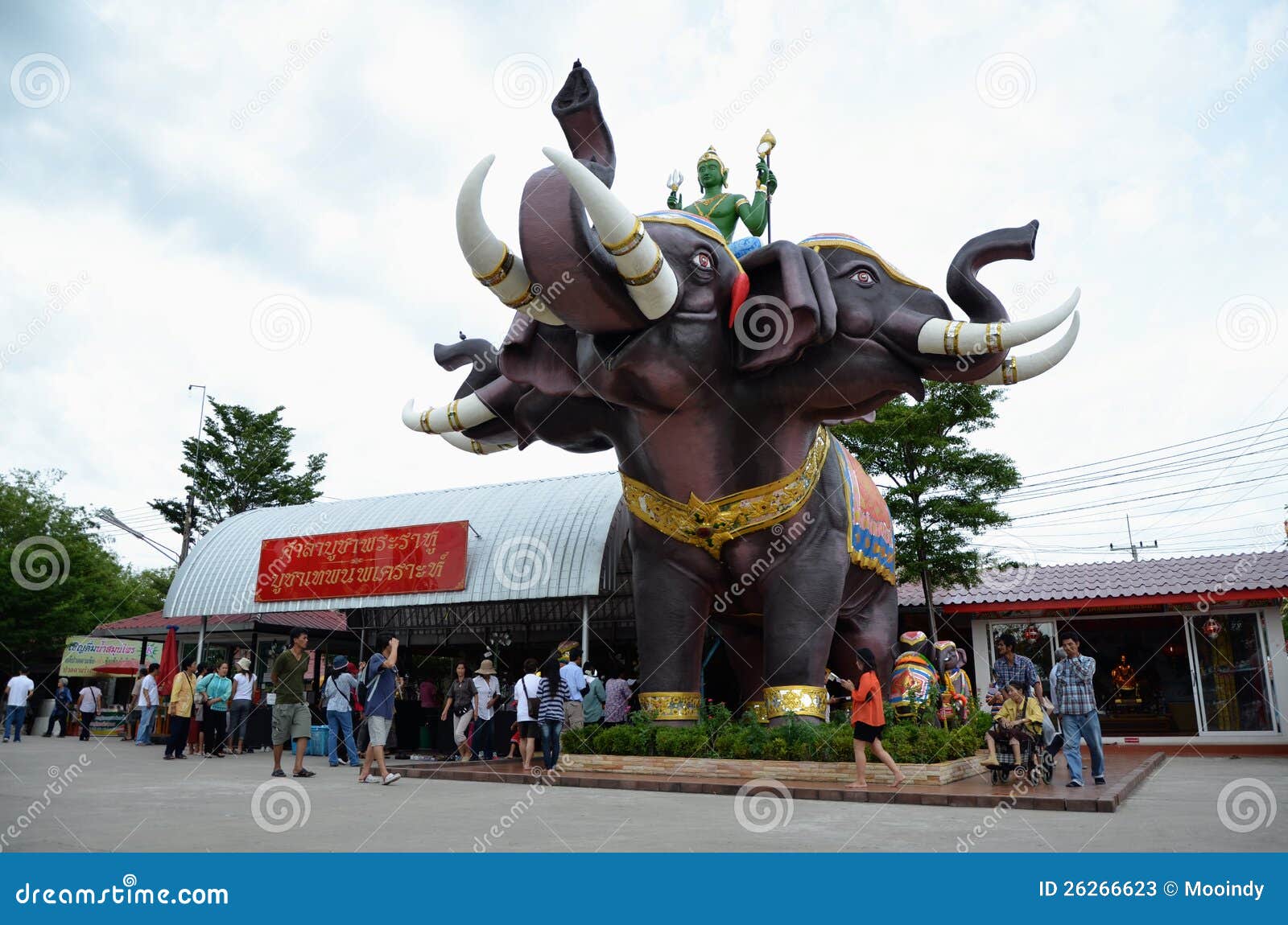 Wat Samarn Rattanaram editorial stock photo. Image of travel - 26266623