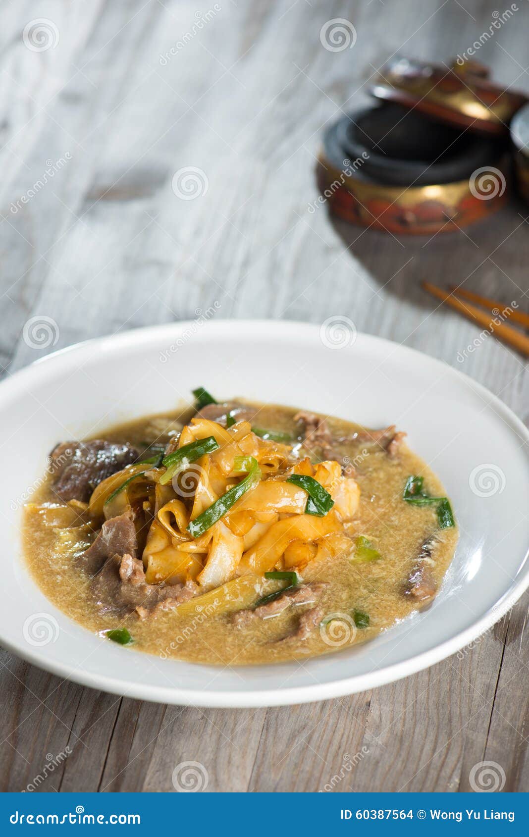 Wat Tan Hor, Popular Cantonese Fried Noodle Stock Photo - Image of ...