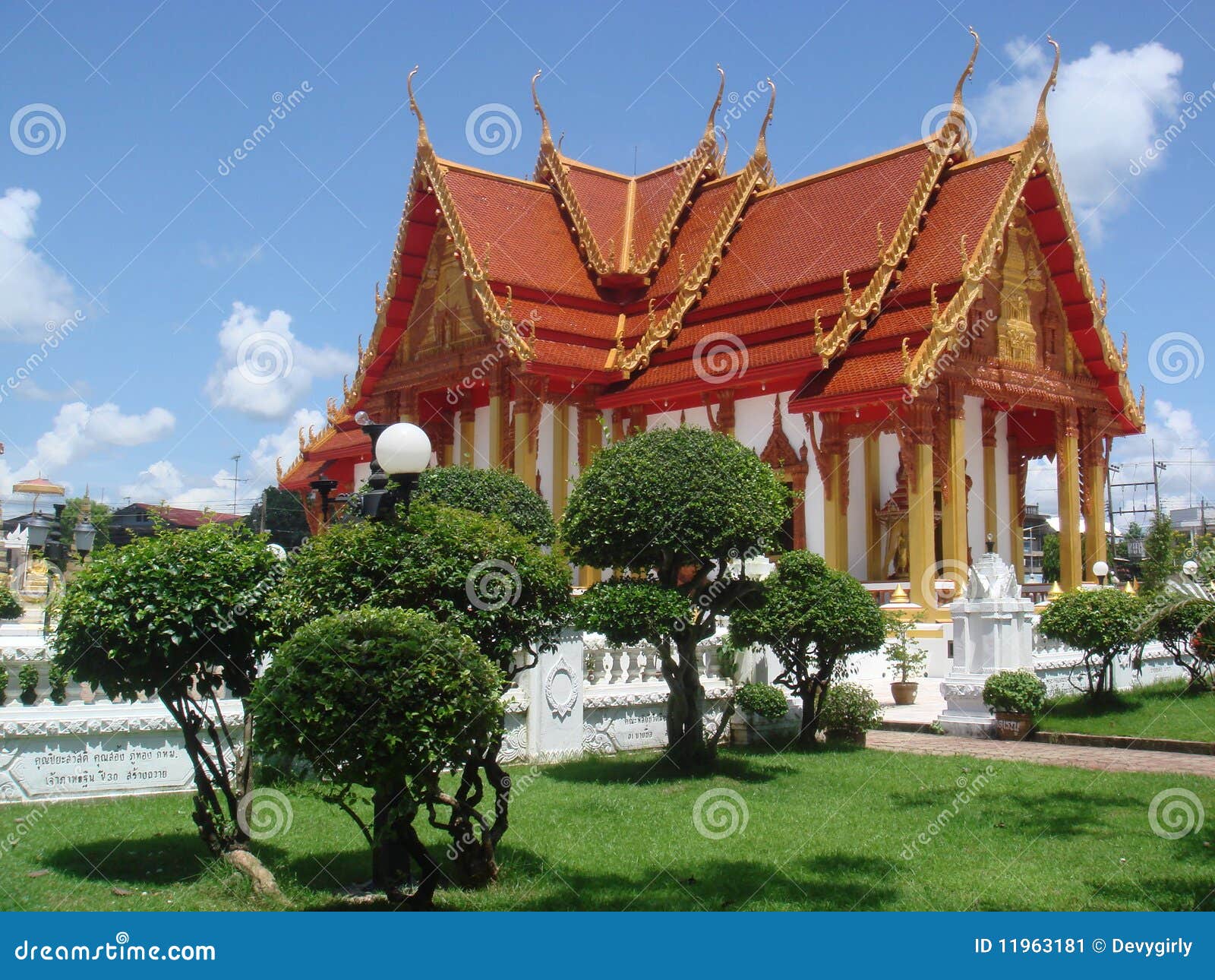 Wat Thai stock image. Image of buddha, thai, watthai - 11963181