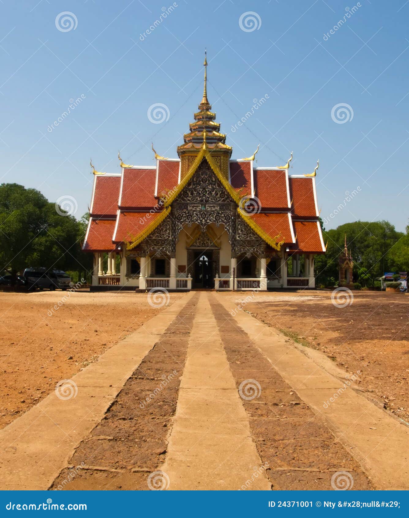 Wat thai stock image. Image of pray, building, architecture - 24371001