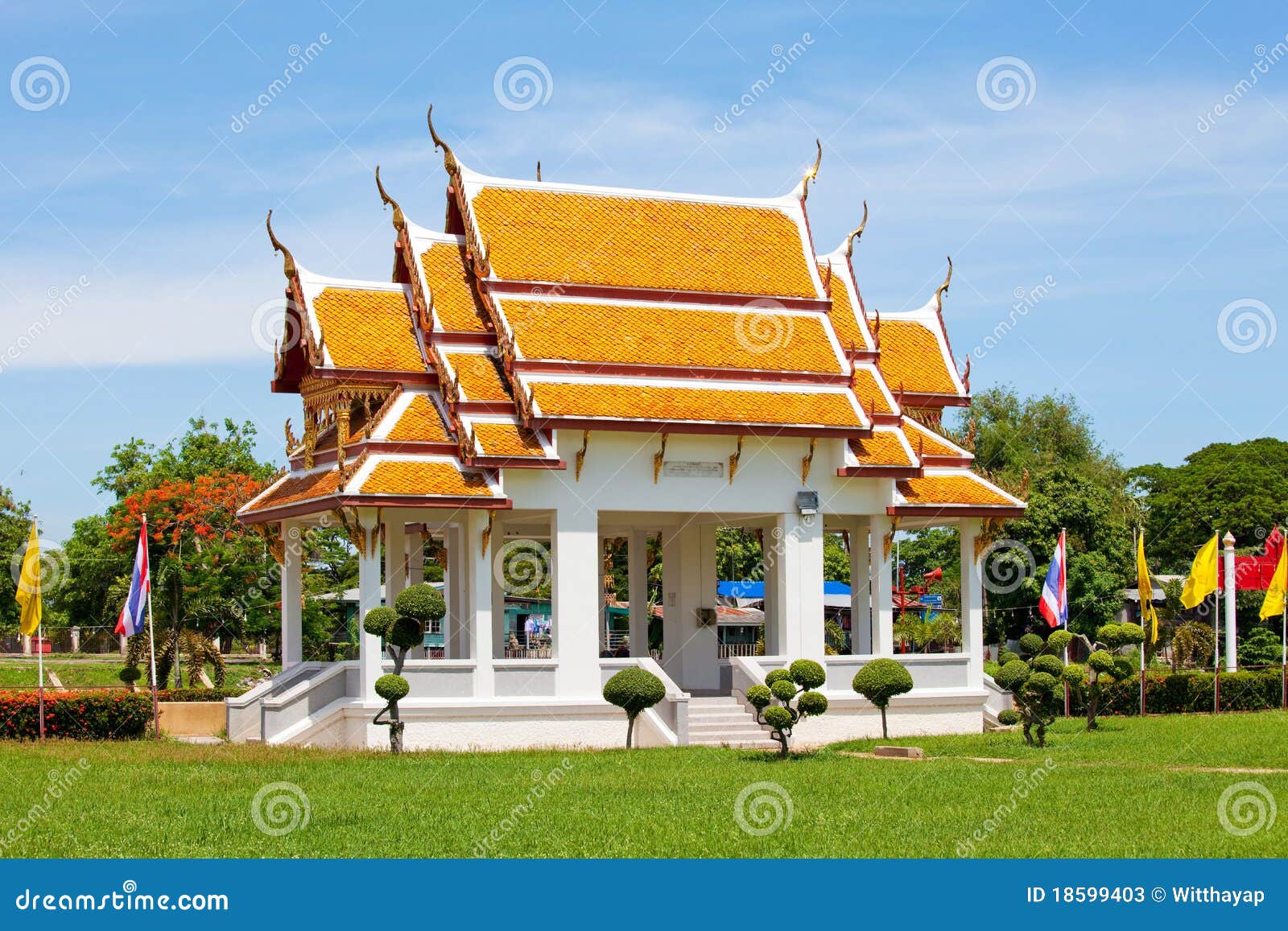 Wat in Thailand stock image. Image of beautiful, spiritual - 18599403